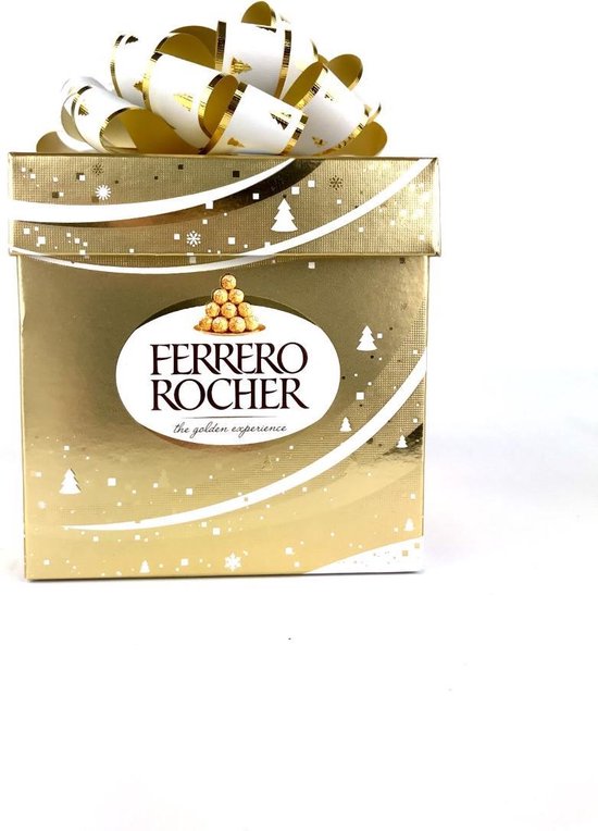 Ferrero Rocher - Cube Groot (18 stuks - 225 gram - 10.5cmx10.5cmx10.8cm ...