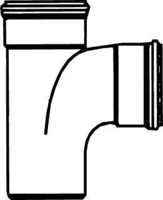 Pipelife pvc t-st 90 2x mf/sp 125 | bol.com