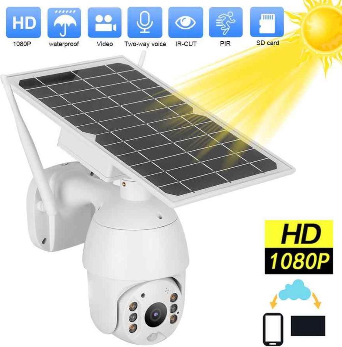 HD Intelligent Solar Energy Alert PTZ Camera 4G | bol