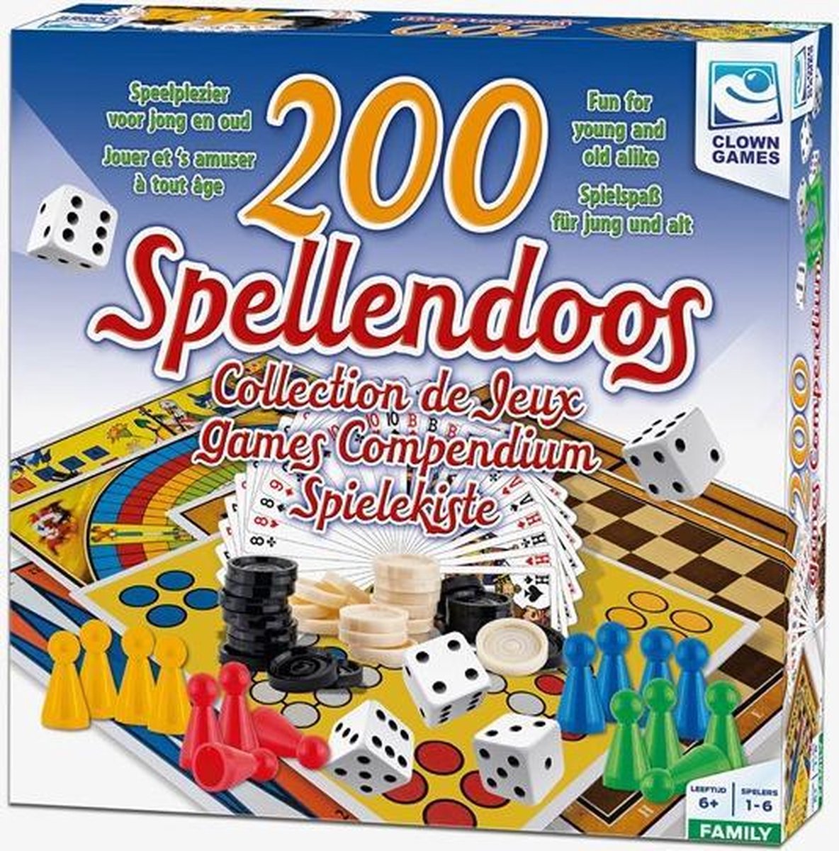 Clown Games Spellendoos 200dlg NL/FR/DU/EN | Games | bol.com