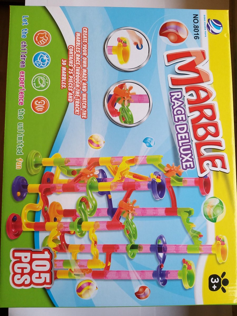 Knikkerbaan - Marble Race Deluxe - 105-delig | bol.com