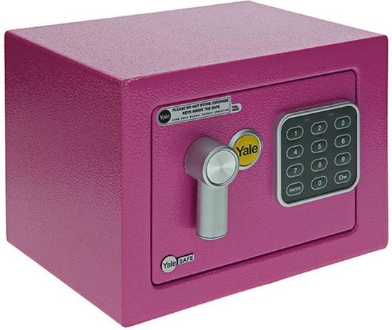 YALE Value Safe Mini - Roze, YSV/170/DB1/P | bol