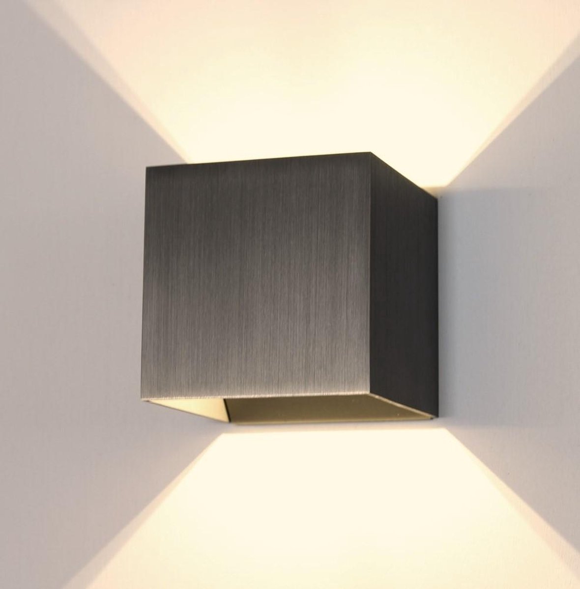 Wandlamp Kubus Brons - 12x12x12cm - 1x G9 LED 3,5W 2700K 350lm - IP20 ...