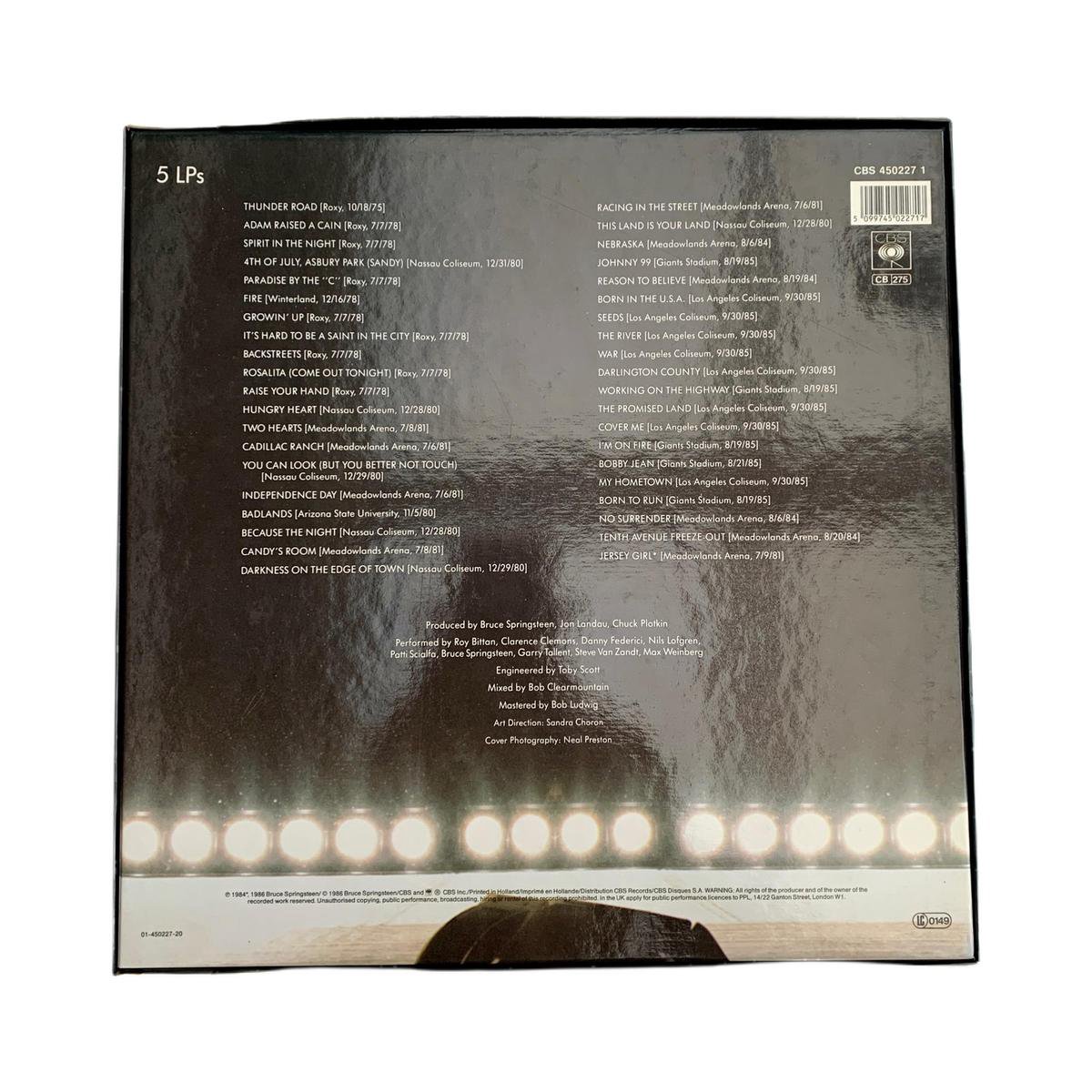 Live 1975-85 (box) [Vinyl LP] von Bruce Springsteen, Bruce Springsteen ...