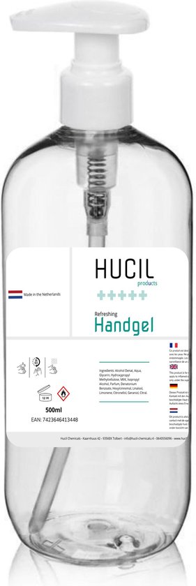 Handgel - hand gel - 70% alcohol gel - alcogel - handalcohol ...
