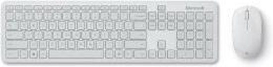 Microsoft draadloos toetsenbord en muis bundel - Wit | bol