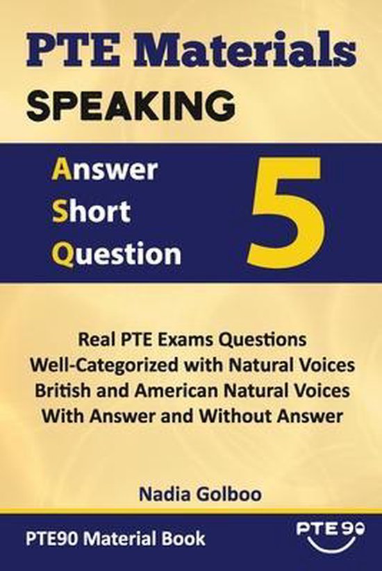 Pte Materials- Answer Short Questions | 9798569657995 | Boeken | bol