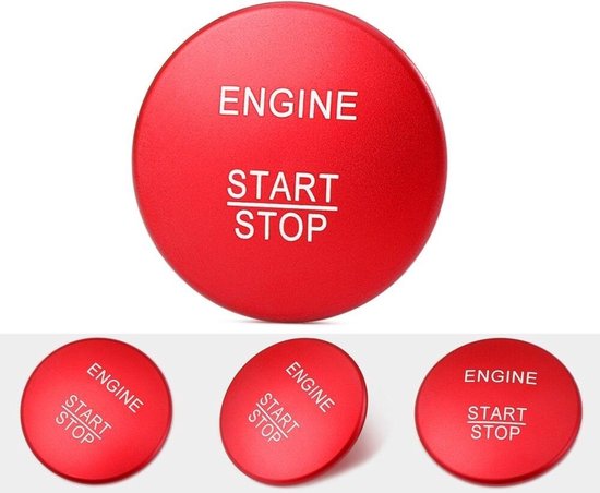 Start Stop Knop Rood Keyless Go Geschikt Voor Mercedes AMG B C GLC GLA ...