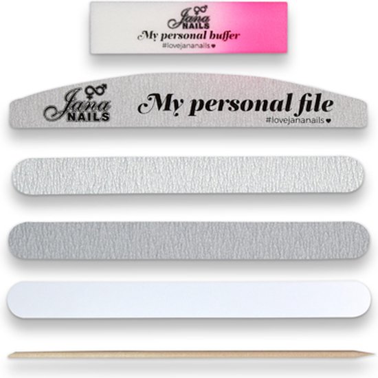 Manicure kit - Manicure set - Buffer blok - Houten bokkenpootje - Nagel ...