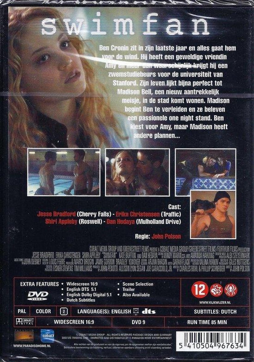Swimfan (Dvd), Erika Christensen | Dvd's | bol.