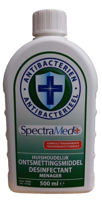 SpectraMed Huishoudelijk Ontsmettingsmiddel - Antibacterieel -500ML | bol