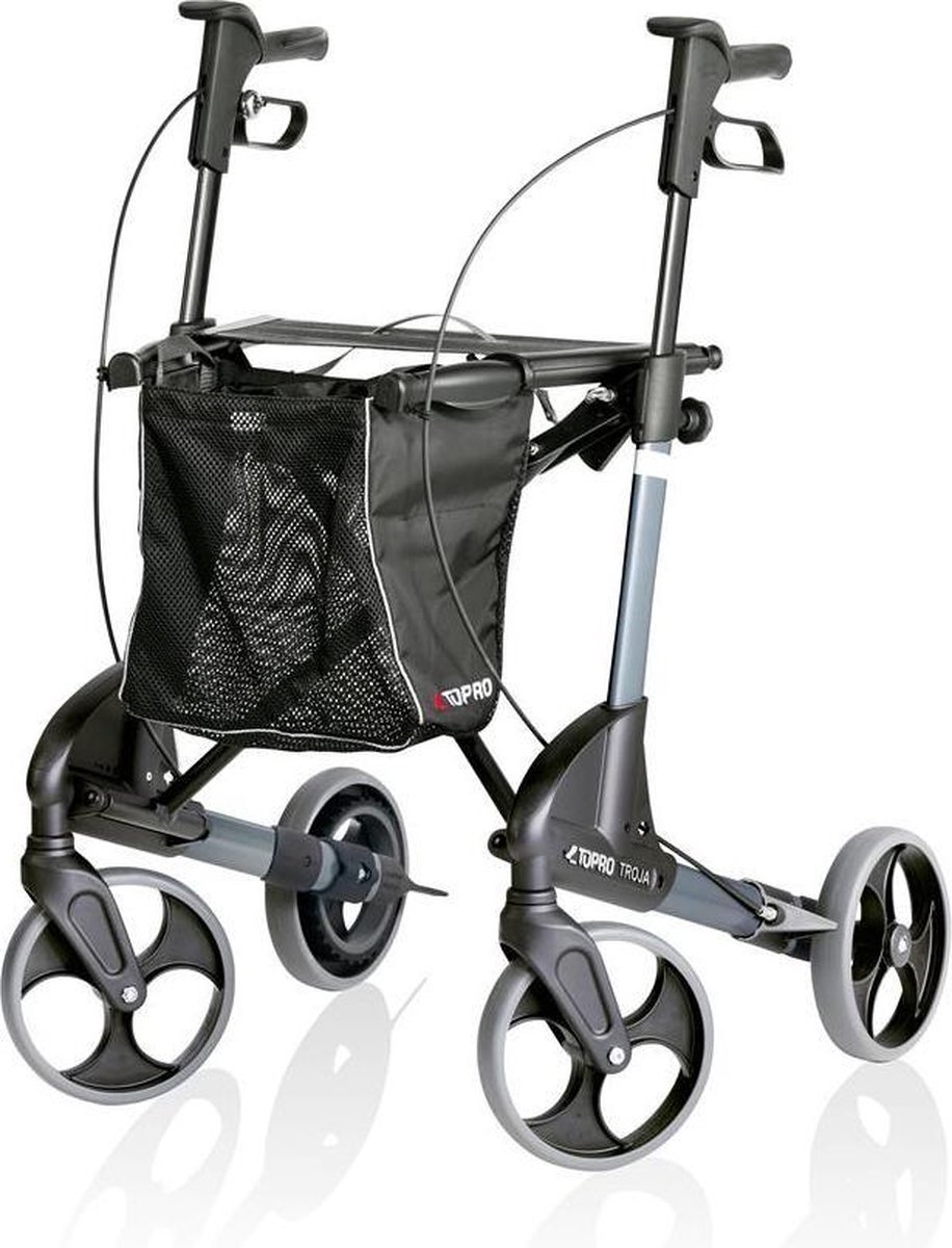 Rollator Topro Troja Neuro Parkinson Rollator mt M 150-200 cm grijs