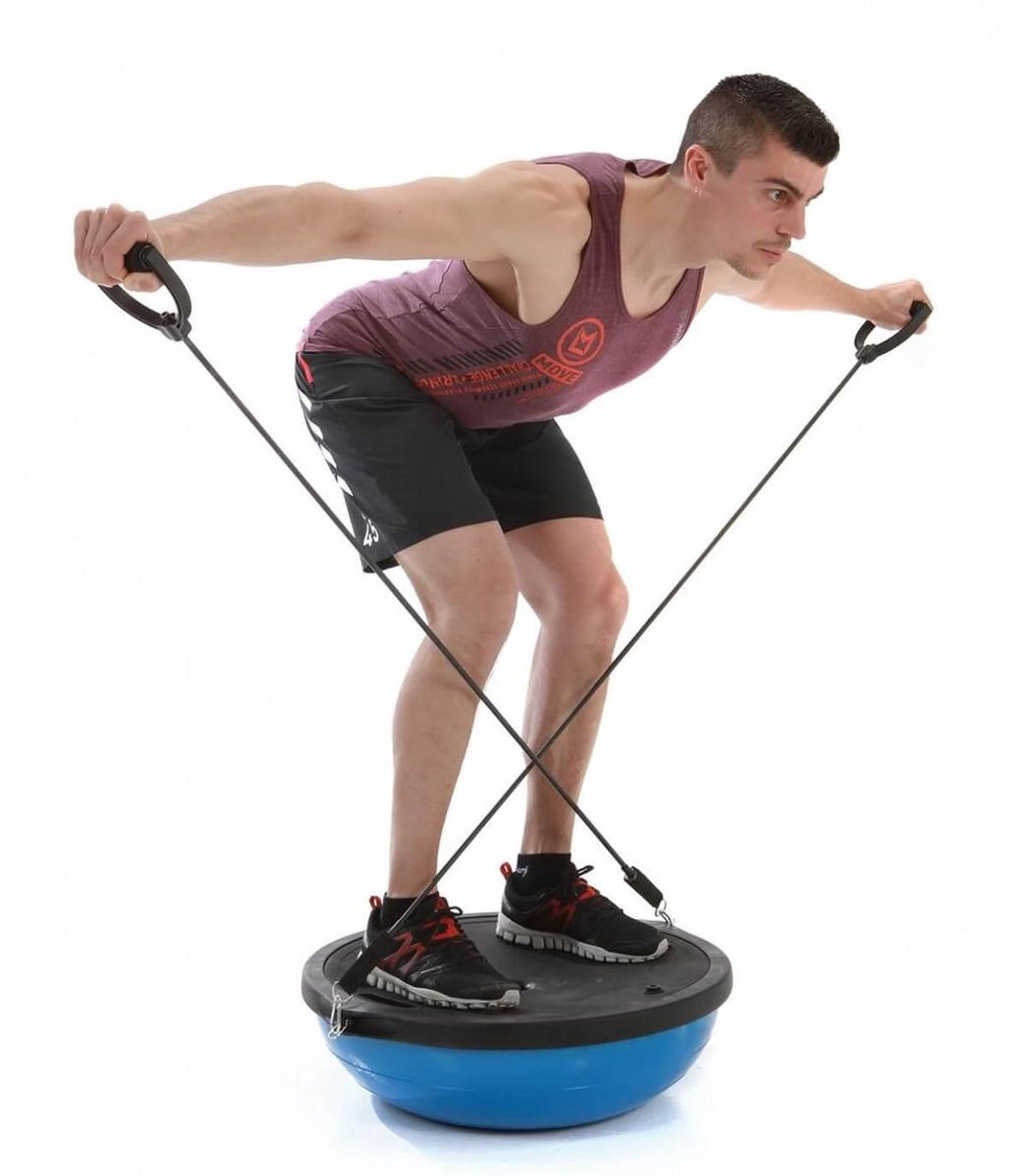 Sveltus Balanstrainer Met Weerstandsbanden Blauw 63 Cm | bol.com