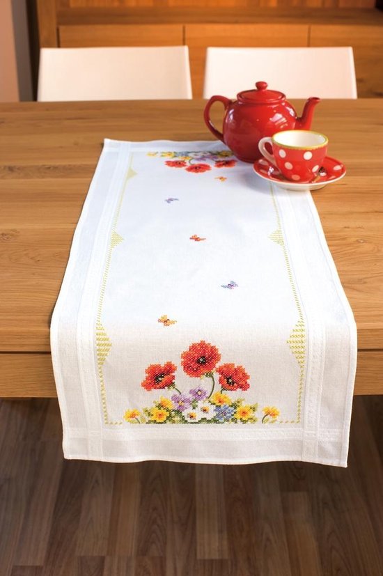 Loper kit Wilde voorjaarsbloemen - Vervaco - PN-0145163 | bol.com