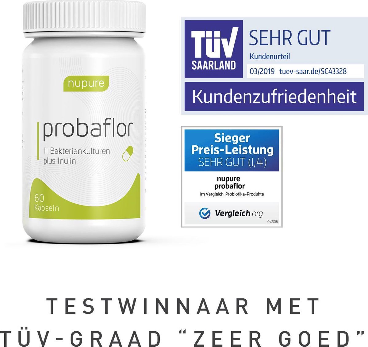 Nupure Probaflor Probiotica Culturen complex - 2 maandvorraad ...