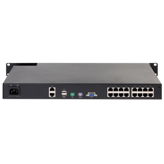 APC KVM1116R KVM-switch Rack-montage Zwart | bol