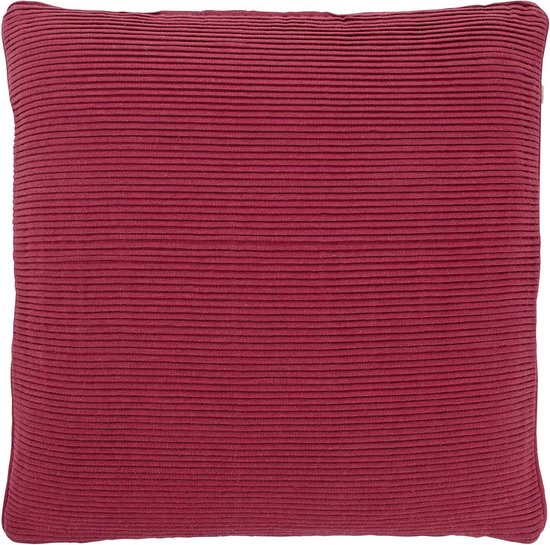 KLUNE - Kussenhoes bordeaux 45x45 cm - rood - Dutch Decor | bol.com