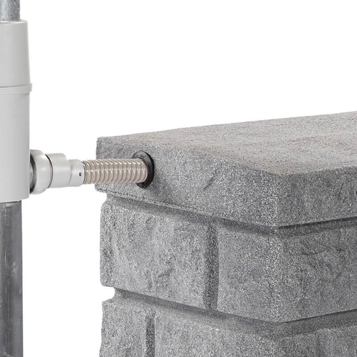 Garantia Rocky Muur Regenton Klein - 300 liter - Antraciet | bol.com