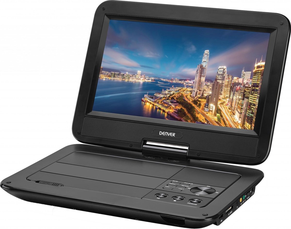 Denver MT-1084NB - portable dvd speler - 10.1 inch - enkel scherm - USB ...