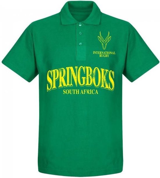 Zuid Afrika Springboks Rugby Polo - Groen - S | bol.com