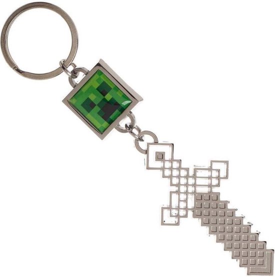 Minecraft - Creeper & Sword Keychain | bol.com
