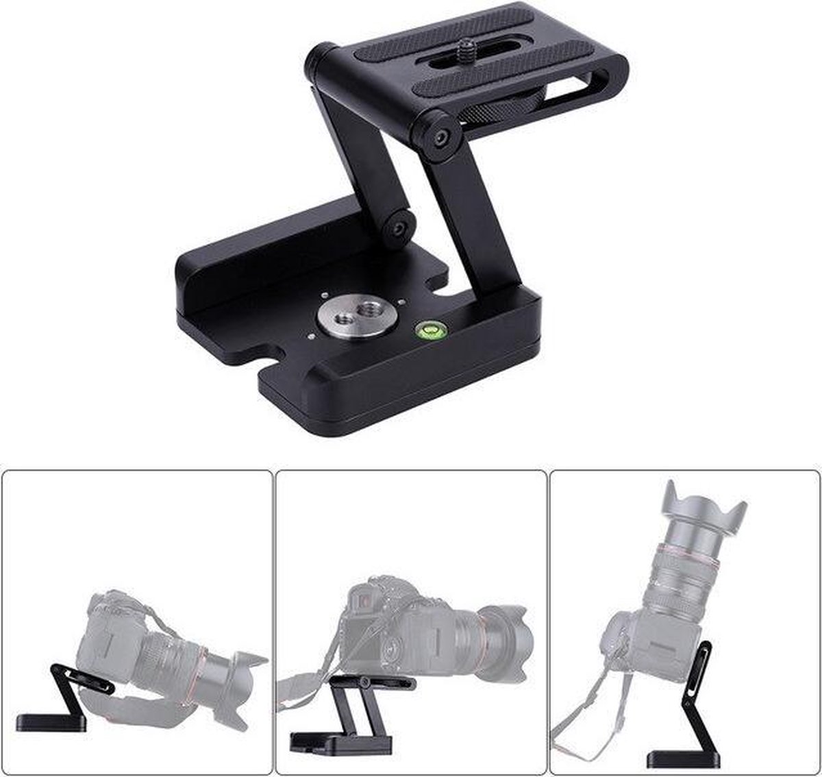 LURK® Universele Aluminium Camerastand Z-type Statief Tilt Head / Z ...