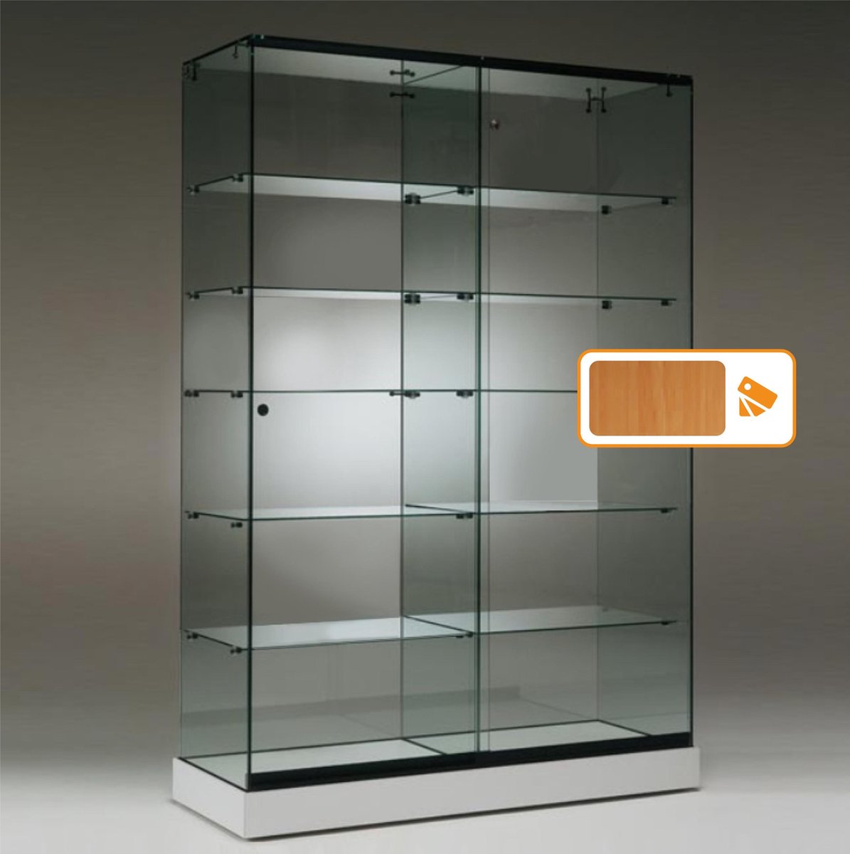 Vitrine Floatline Volglas Nova 7B Beuken | bol
