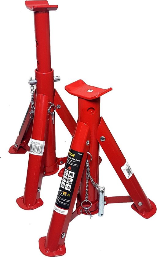 3 Ton as steun set opklapbare verstelbare Assteun 3000kg TUV | bol