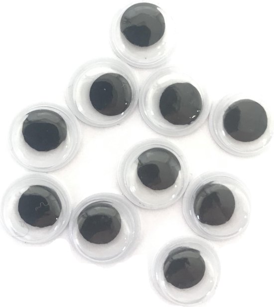 DIY zelfklevende Googly Wiggly ogen stickers| 10 stuks | 1cm diameter ...