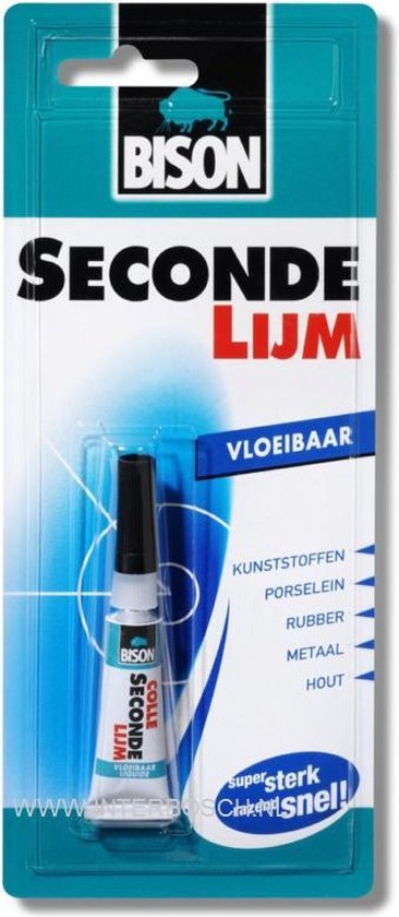 Bison Secondelijm Vloeibaar 3 gram | bol