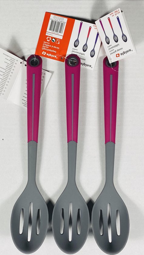 3 X Silicone opscheplepels met gleuven | bol.com