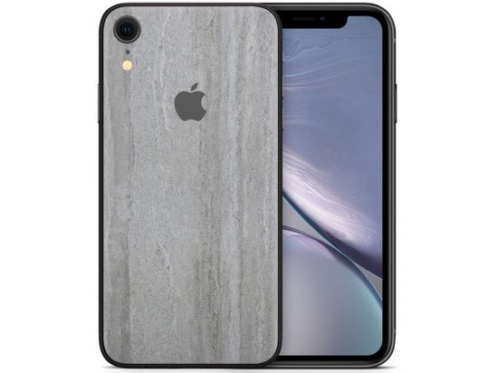 dskinz Back Skin Sticker Geschikt voor Apple iPhone Xr - Concrete | bol