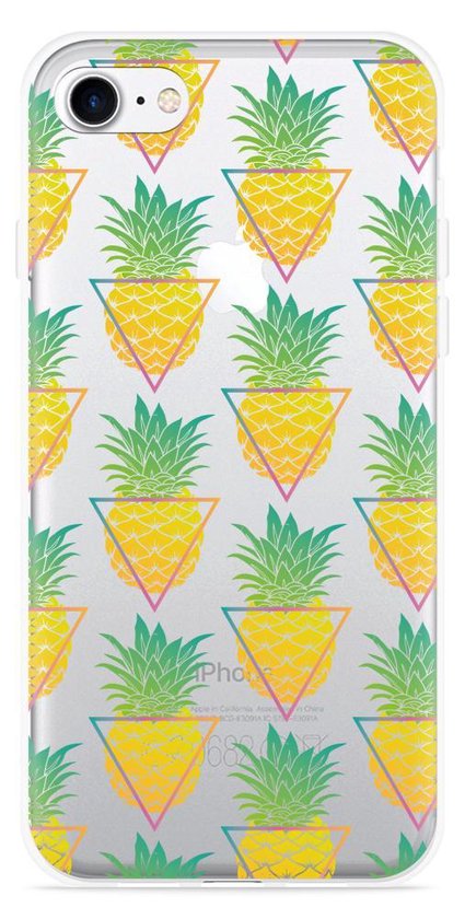 Cazy Hoesje geschikt voor iPhone 7 - Pineapple | bol