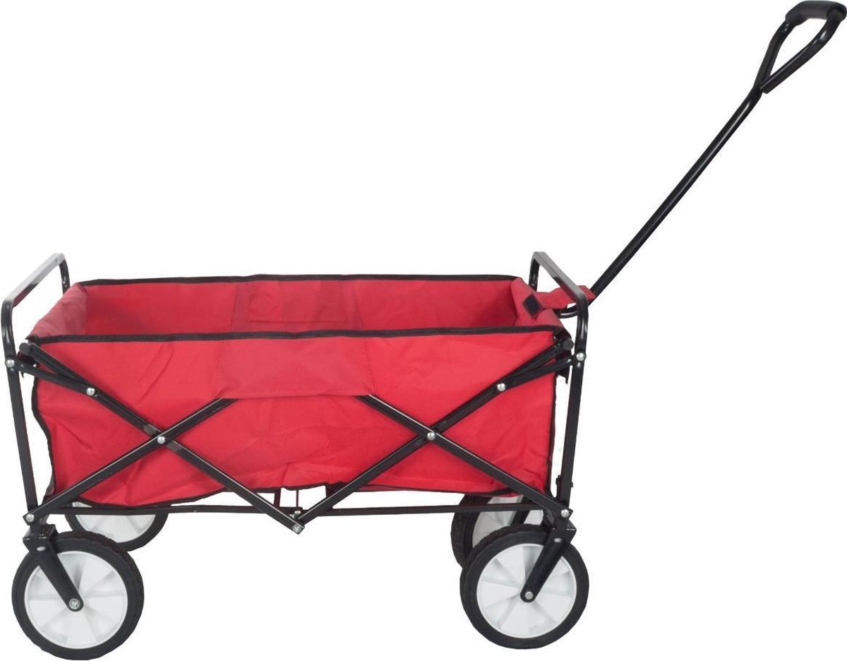 Bolderkar Rood opvouwbaar Handwagen Bolderwagen | bol.com