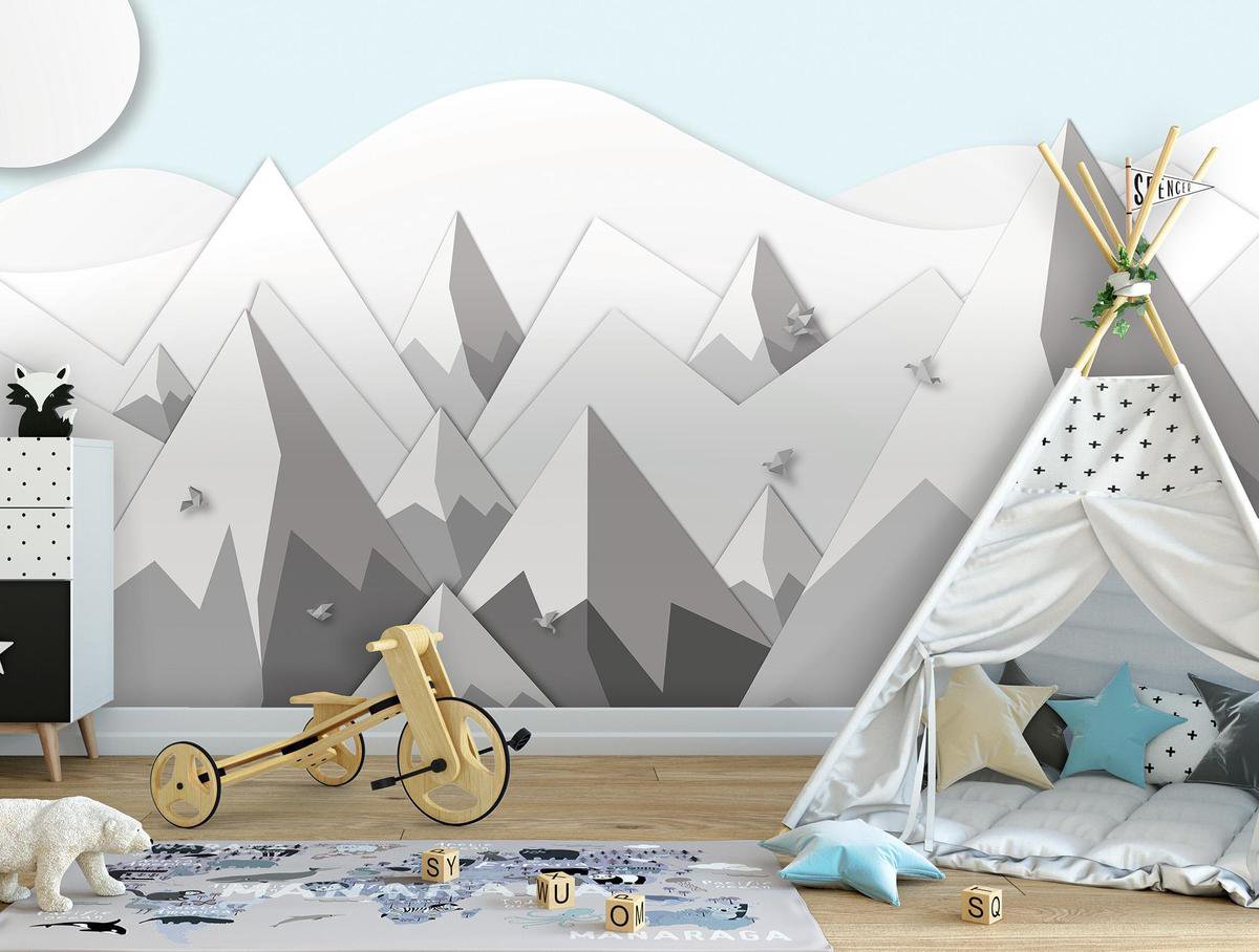 Fotobehang Bergen XXL – kinderkamer – posterbehang - 368 x 254 cm | bol.com