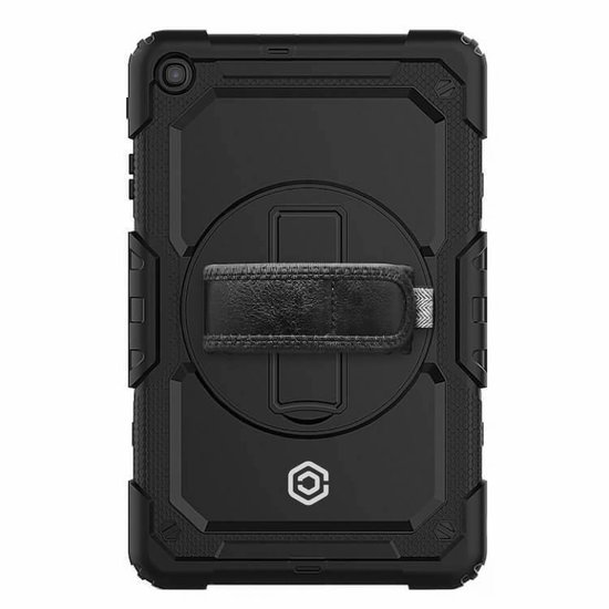 Casecentive Handstrap Pro Hardcase met handvat Galaxy Tab A 10.1 2019 zwart | bol
