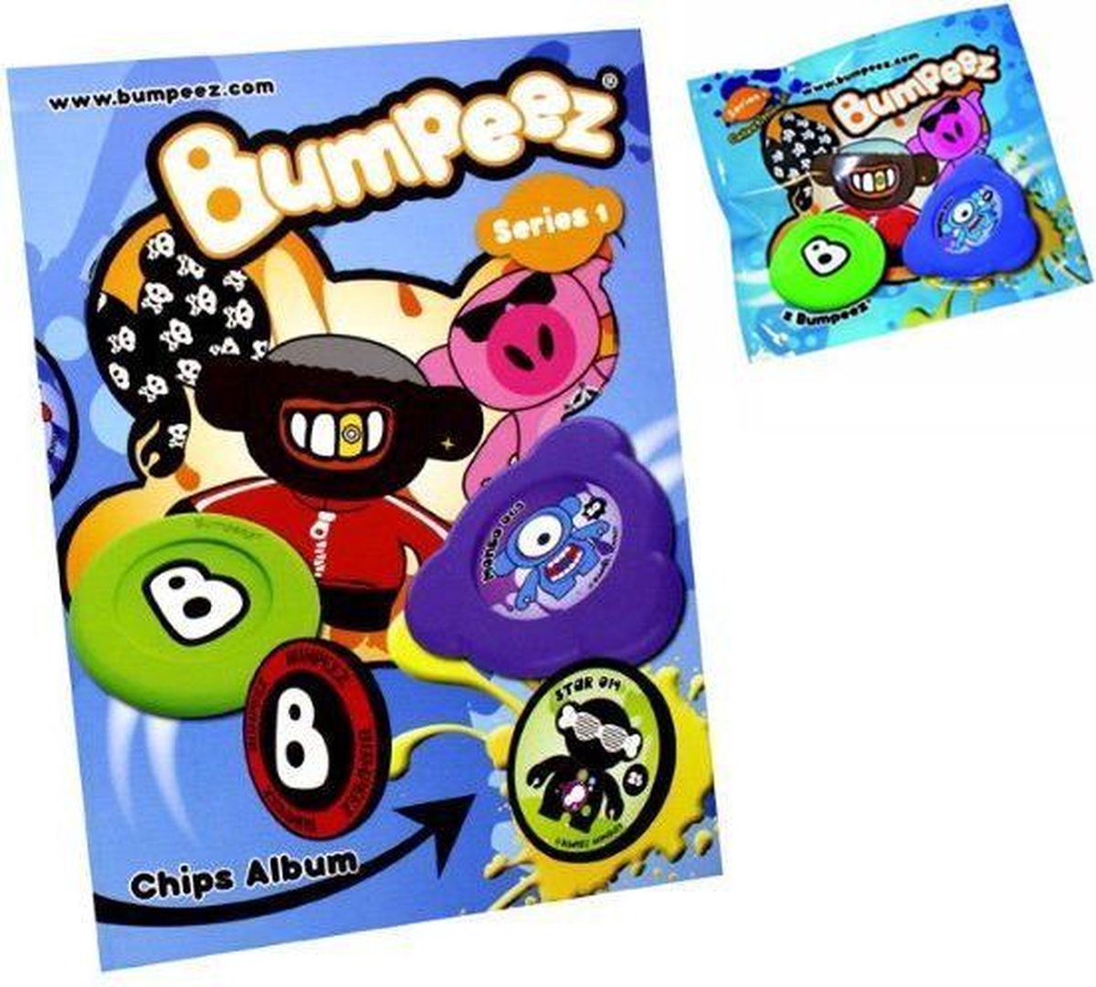 Bumpeez Album Booster Pack Serie 1 Original Bumpeez Flipper Game ...