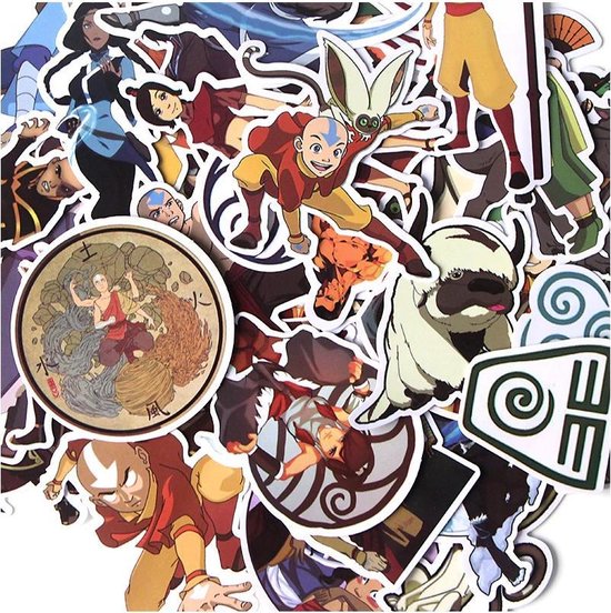 Avatar The Last Airbender Sticker mix - 41 stickers voor laptop, muur ...