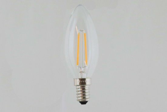 LED Kaars Filament 2W, 2700K | E14 fitting | bol.com