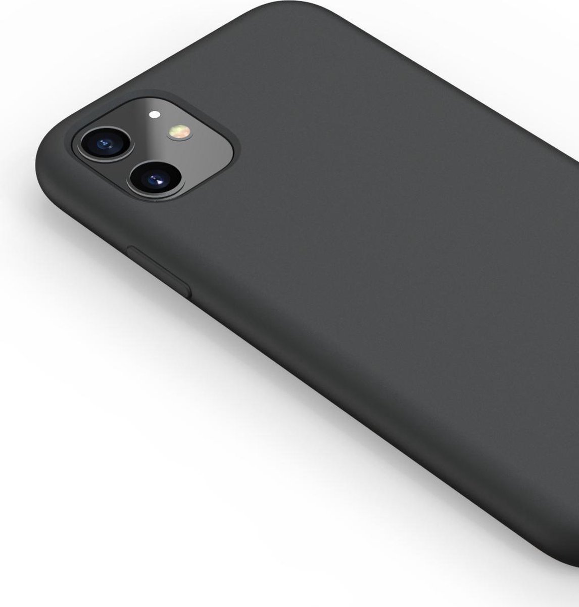iphone 11 Siliconen Hoesje Zwart | bol.com
