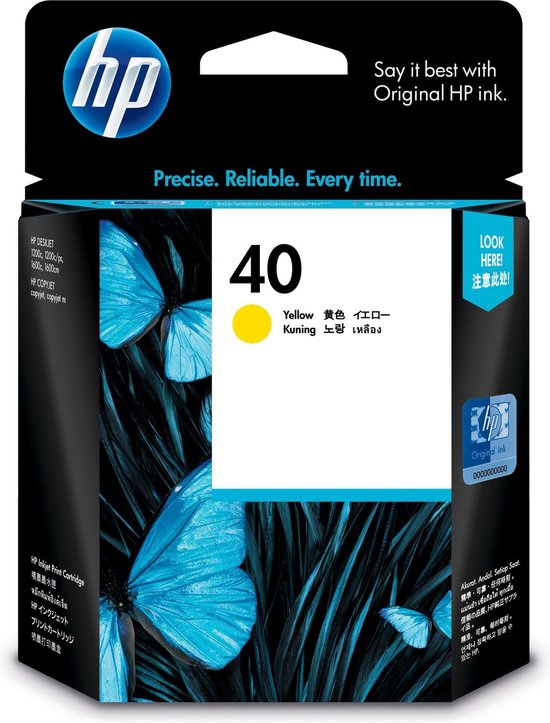 HP 40 Yellow Origineel Geel 1 stuk(s) | bol