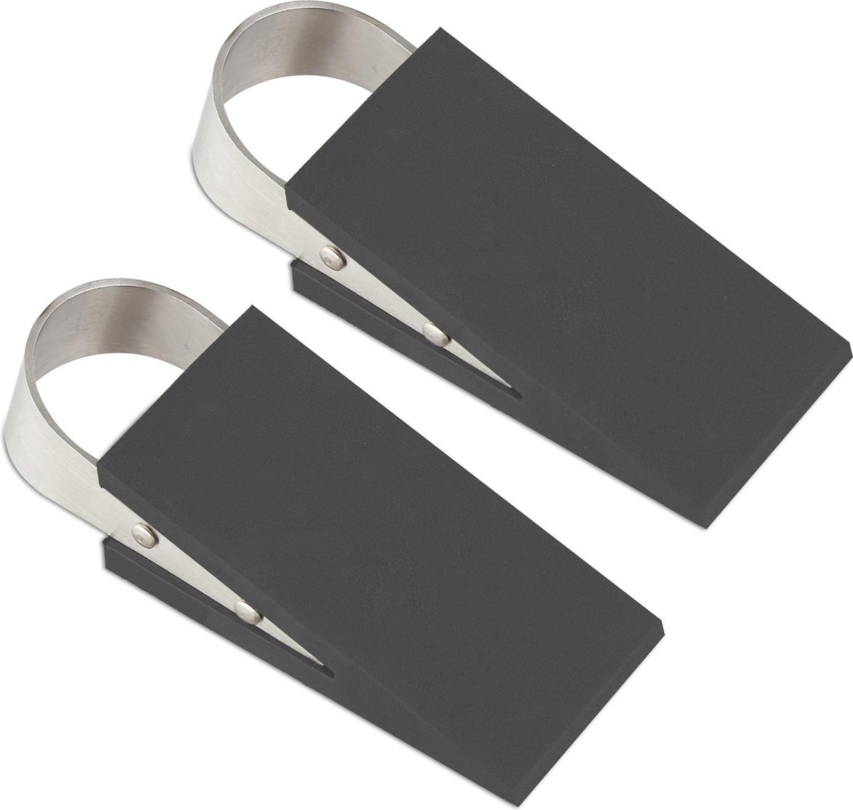 Relaxdays deurstopper - 2 stuks - deurwig rubber - deur stopper ...