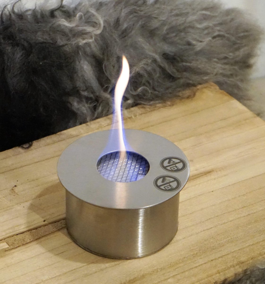 ronde bio ethanol brander 1.5 liter | - GRATIS vlammendover! | bol