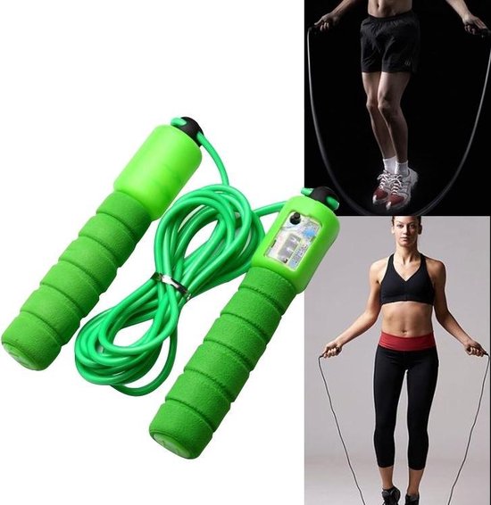 Jump Ropes with Counter Sports Fitness Adjustable Fast Speed Counting ...
