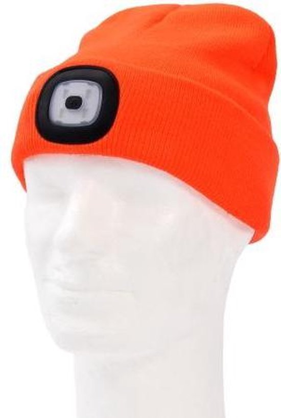 Outdoor - USB Led muts - Oranje | bol.com