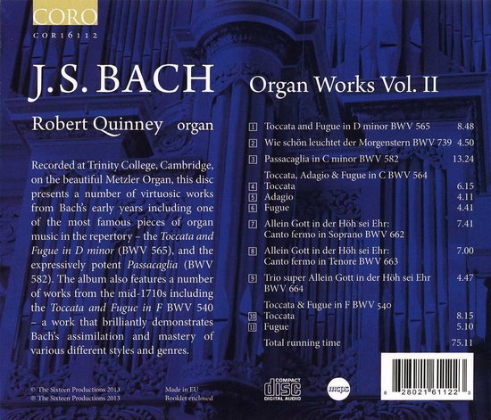 Robert Quinney - Organ Works (CD), Robert Quinney | Muziek | bol