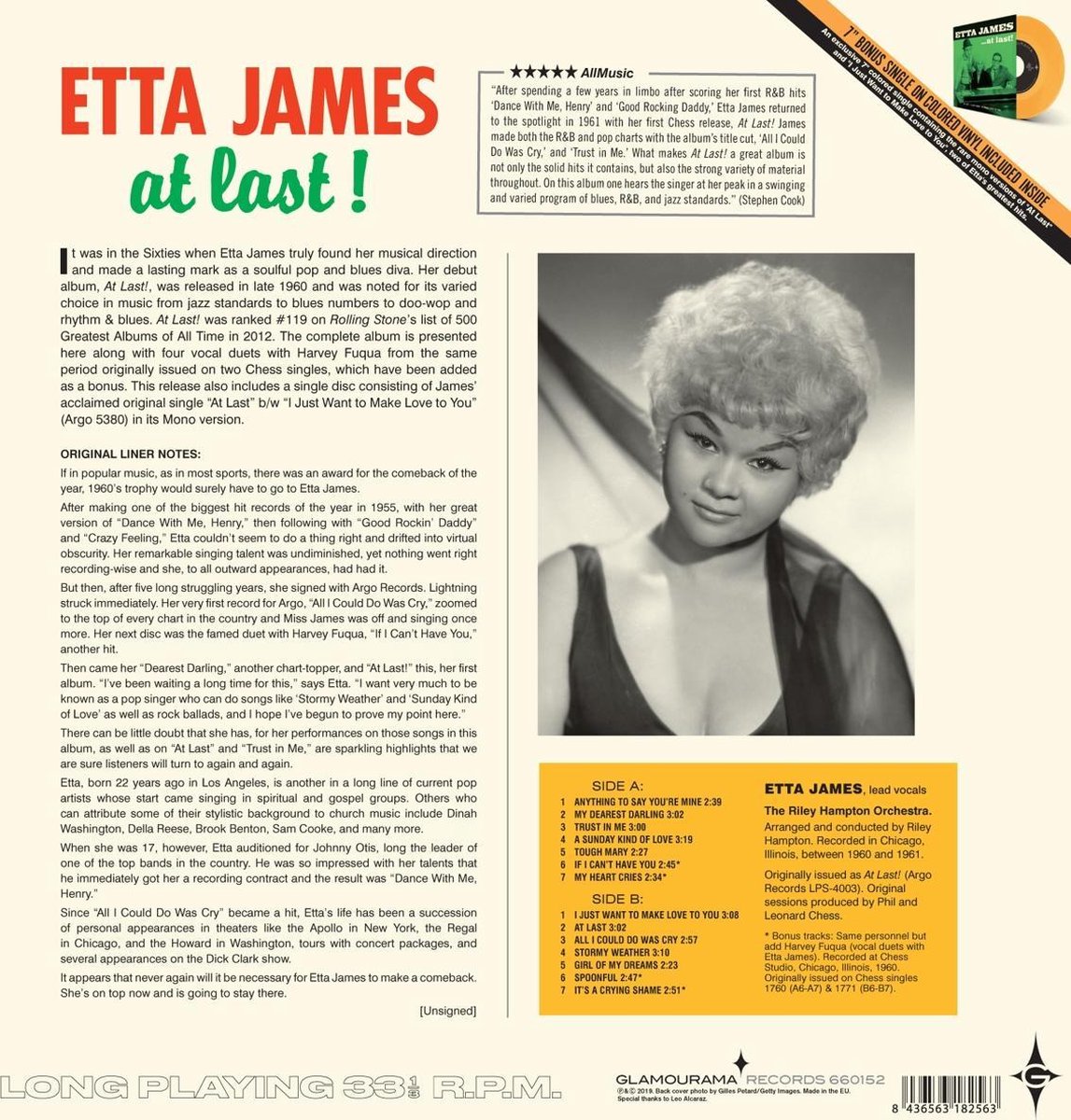 At Last!, Etta James | LP (album) | Muziek | bol.
