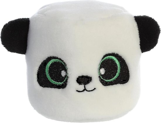 Aurora Mini-knuffel Yoohoo Beanbag 6 Cm Wit/zwart | bol.com