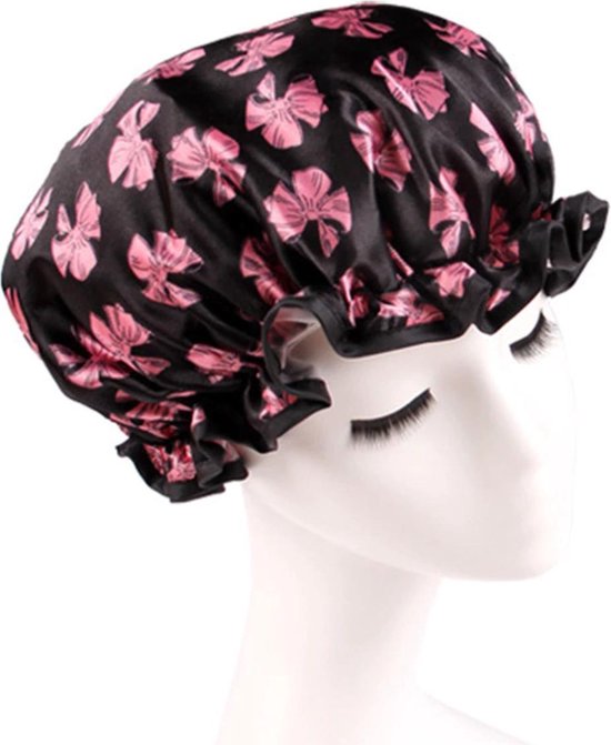 Douche cap - Waterdicht - Volwassenen - Douchen | Zwart | bol