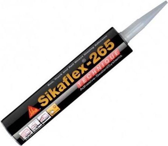 SikaFlex-265 - Windscherm lijm - Sika - 0,3 litres Zwart | bol.com